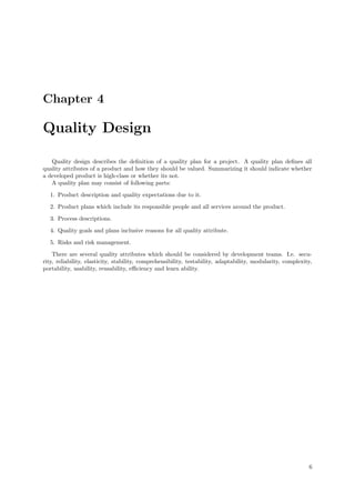 Quality Management handout | PDF
