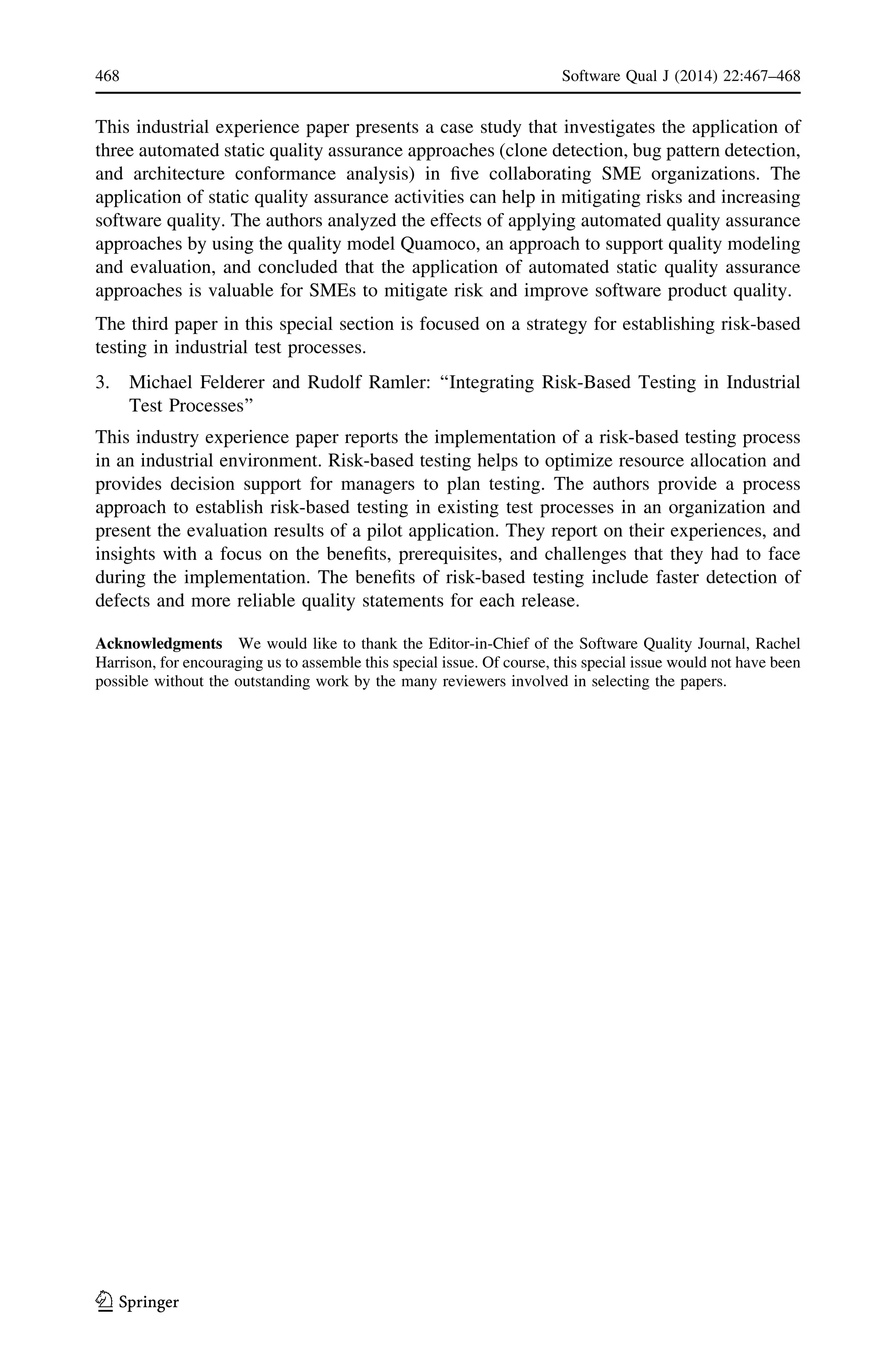 Quality management | PDF | Computer Software and Applications | Computing