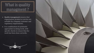 Quality Management and Audit Process in Aviation Organizations | PPT
