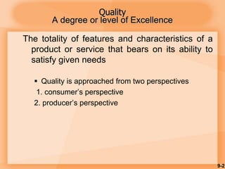 Quality management | PPT