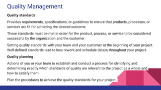 Quality Management- Definitions and requirements | PPTX