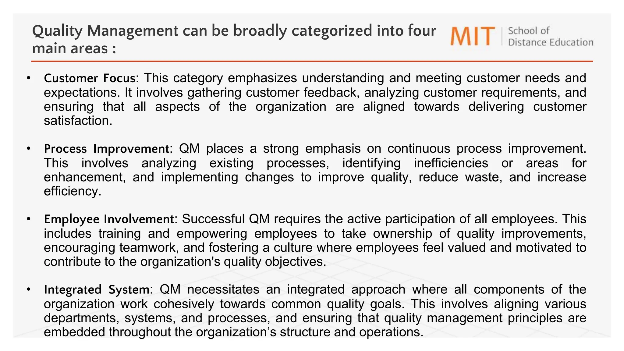 Quality Management in Operations Management | PPTX