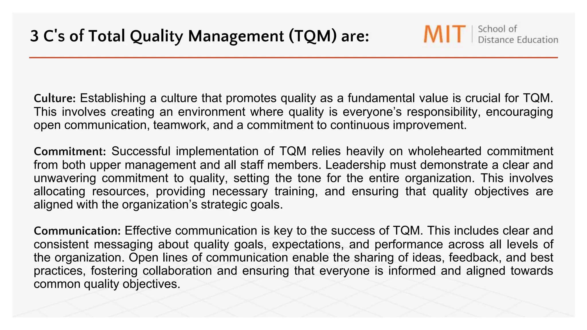 Quality Management in Operations Management | PPTX