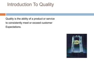 Quality management concepts | PPTX