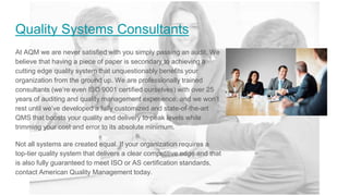 Quality Management Consulting | PPTX
