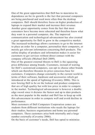 Quality Management – Dell Corporation .docx