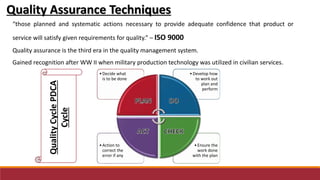 Quality management for civil engineering | PPTX