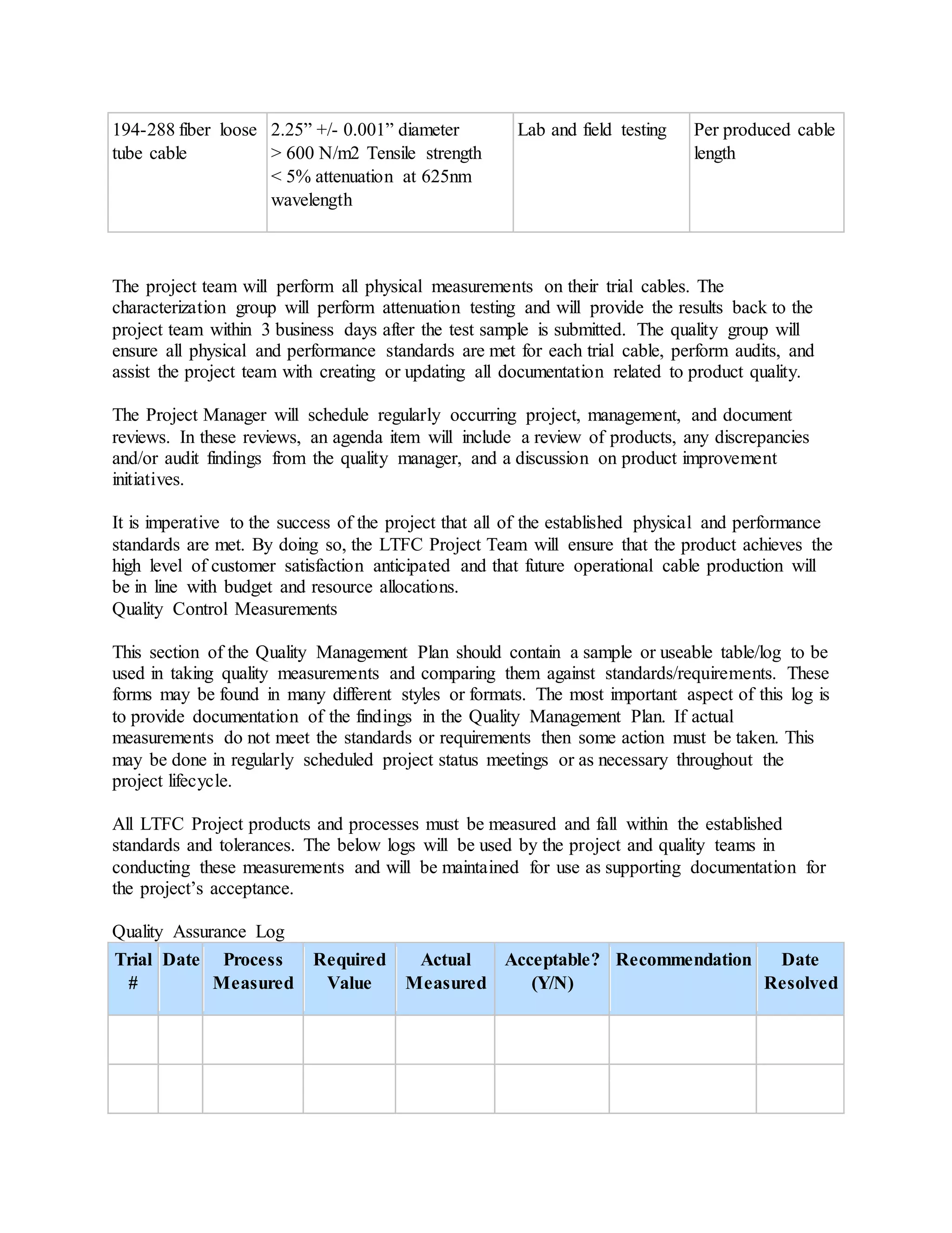 Quality management forms | DOCX