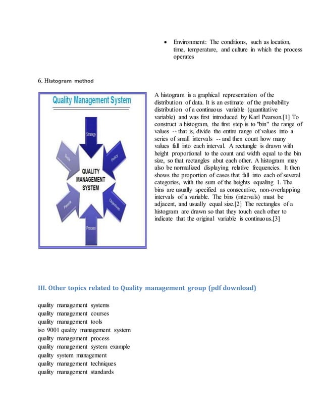 Quality management group | DOCX