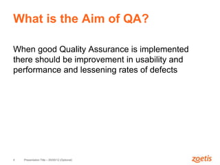Quality management importance | PPT