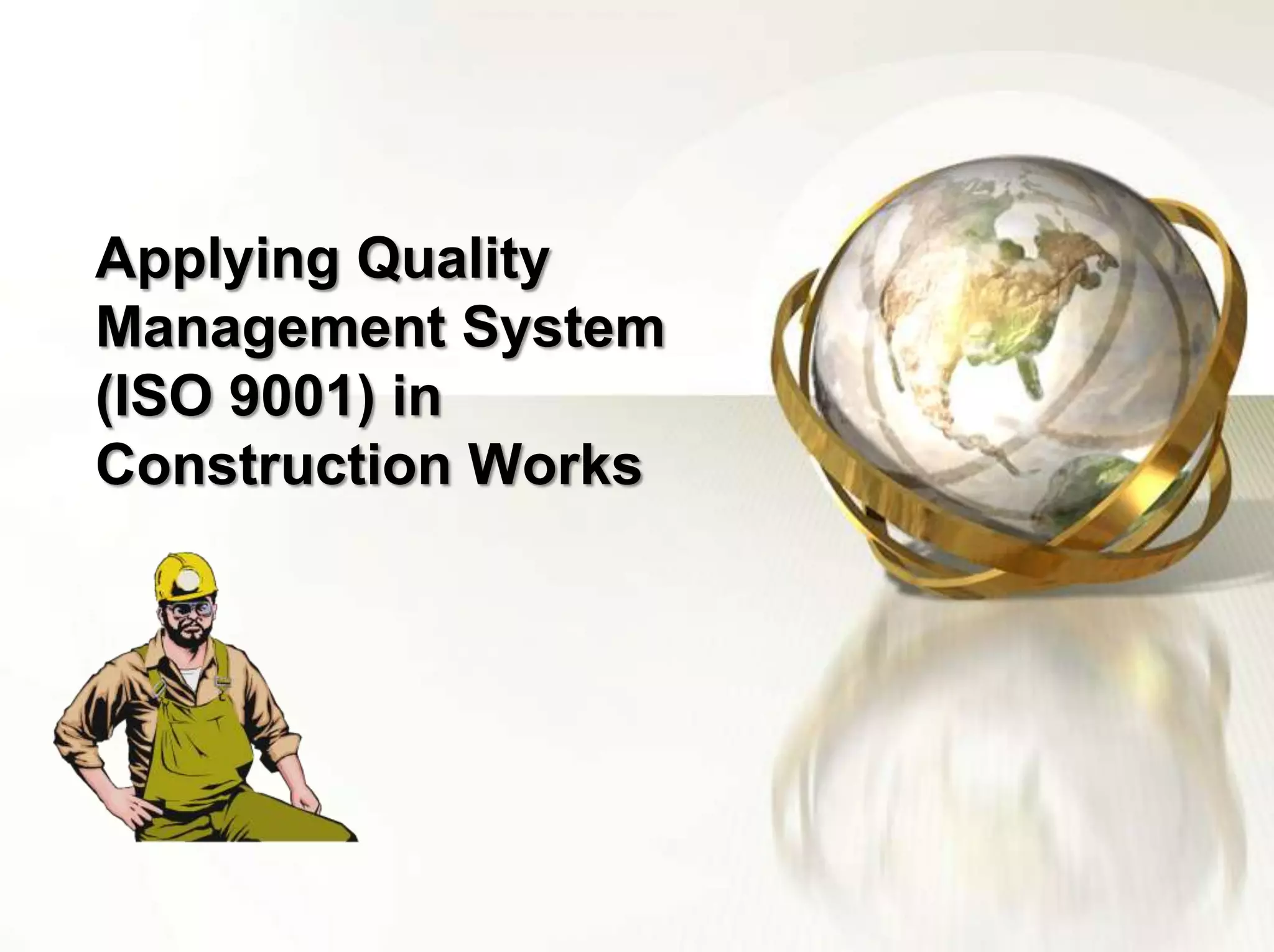 Quality Management In Construction | PPTX