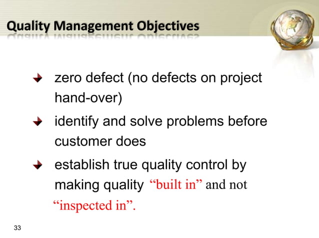 Quality Management In Construction | PPTX | Construction Industry ...