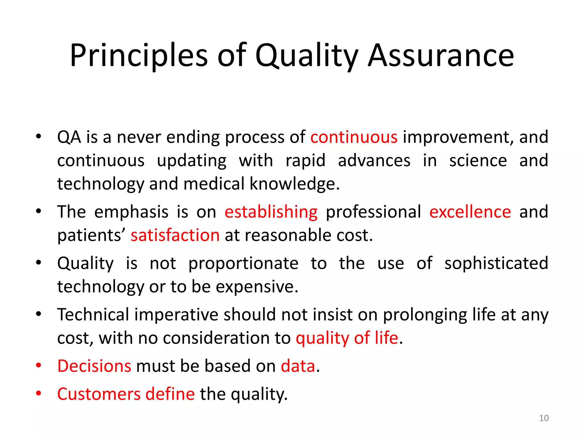 Quality Management in Healthcare Services | PPTX