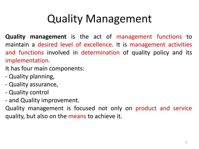 Quality Management in Healthcare Services | PPTX | Manufacturing ...