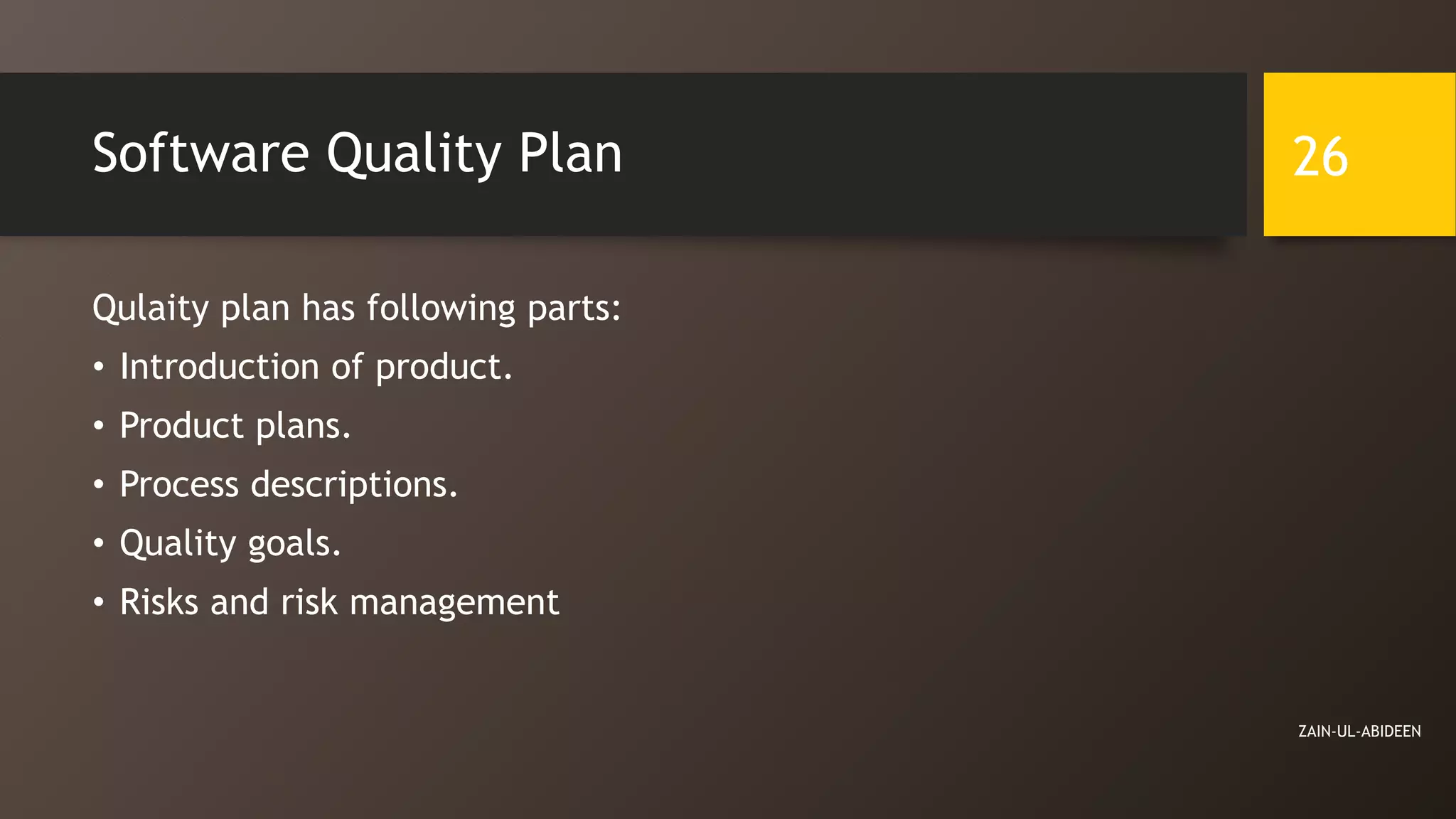 Quality management in software engineering | PPTX