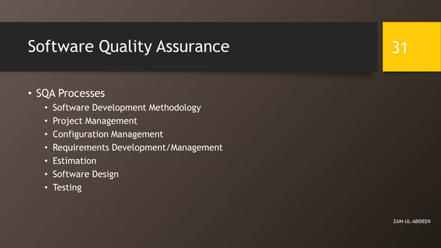 Quality management in software engineering | PPTX