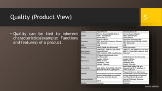 Quality management in software engineering | PPTX