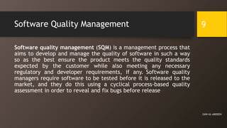 Quality management in software engineering | PPTX