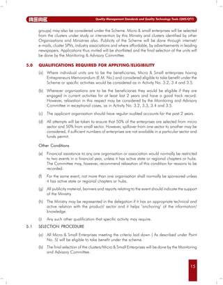 Quality management msme for finance, subsidy & project related support contact - 9861458008 | PDF