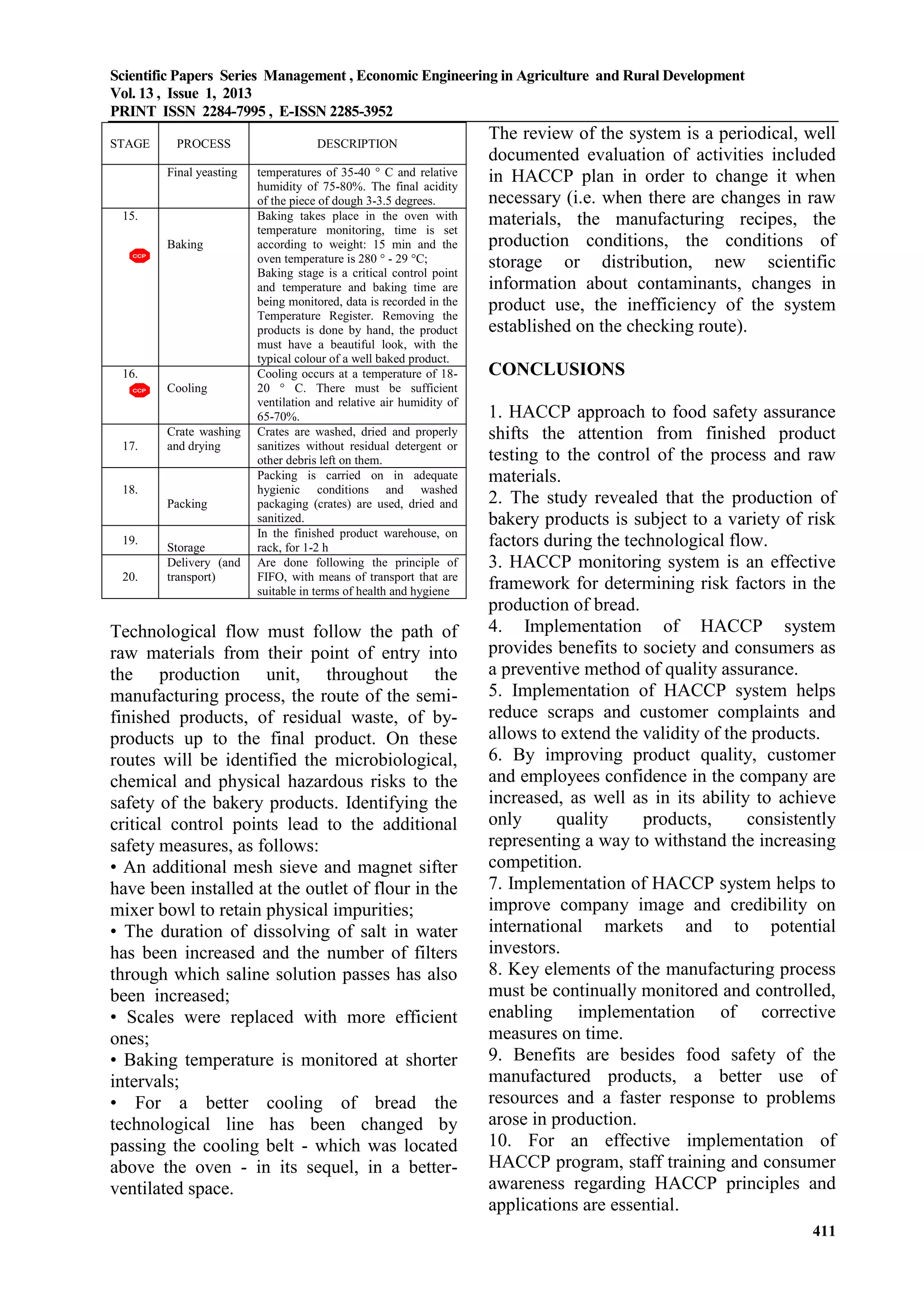 Quality management of bakery products | PDF