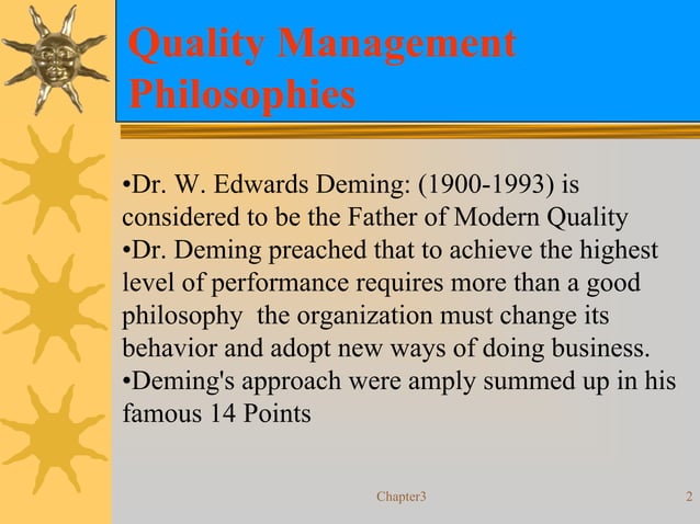 Quality Management Philosophies | PDF