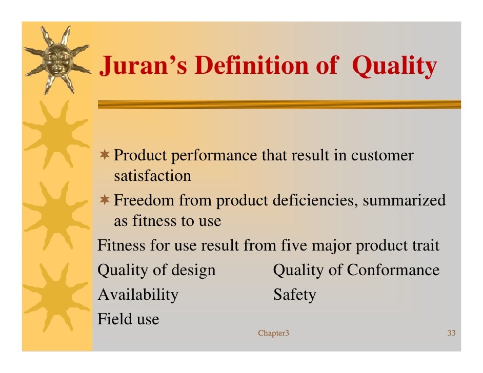 Quality Management Philosophies