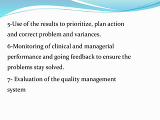 Quality management program and strategies within health care | PPTX