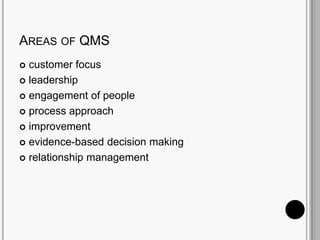 Quality management services sustainability training | PPTX