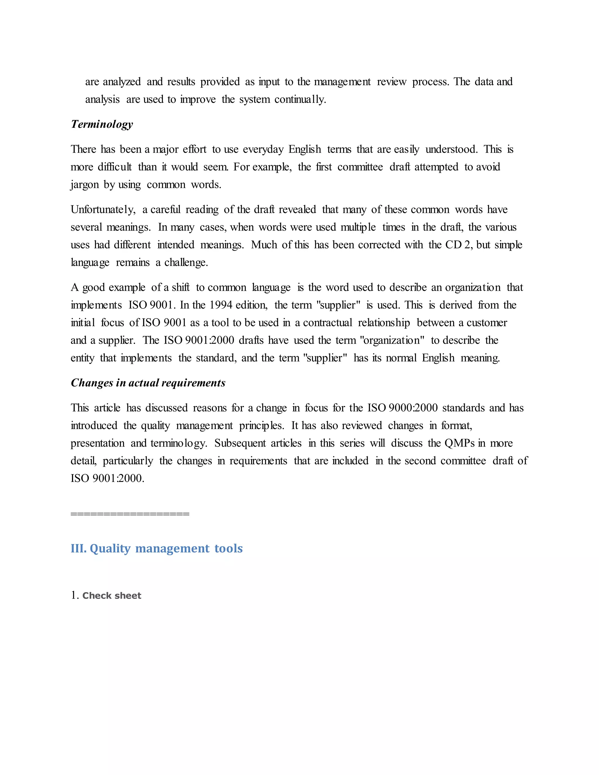 Quality management slogans | DOCX