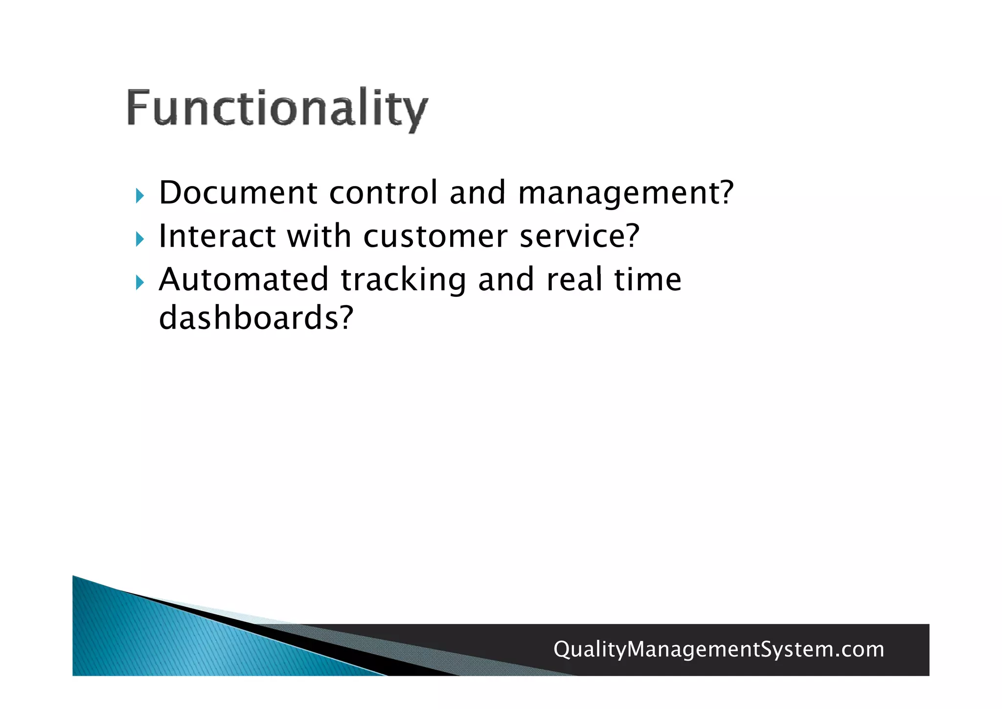 Quality management software beginners guide | PDF