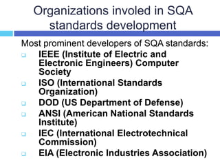 Quality management standards | PPTX