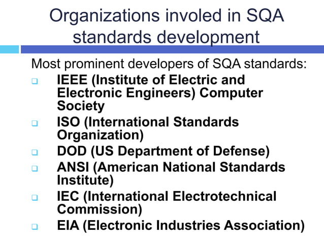 Quality management standards | PPTX