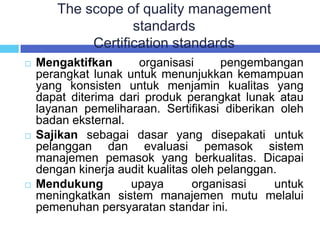 Quality management standards | PPTX