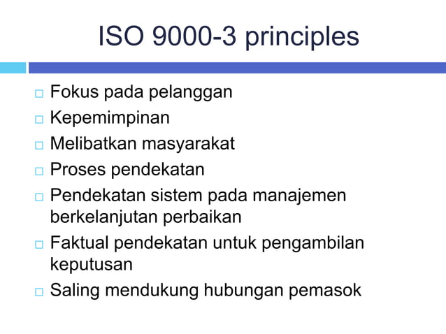 Quality management standards | PPTX