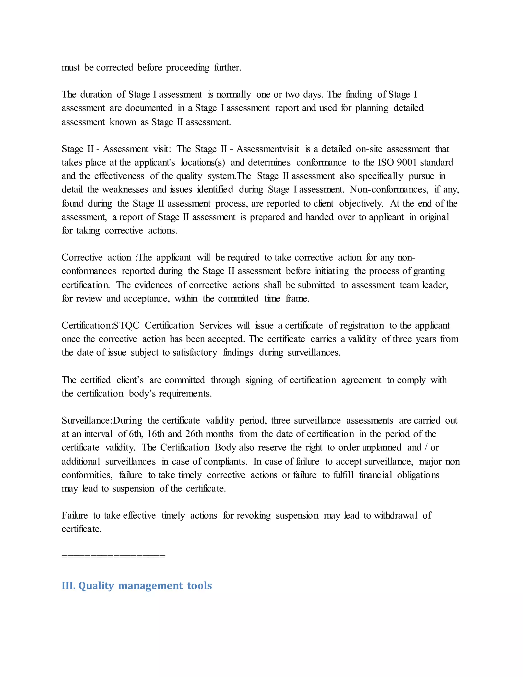 Quality management system | PDF