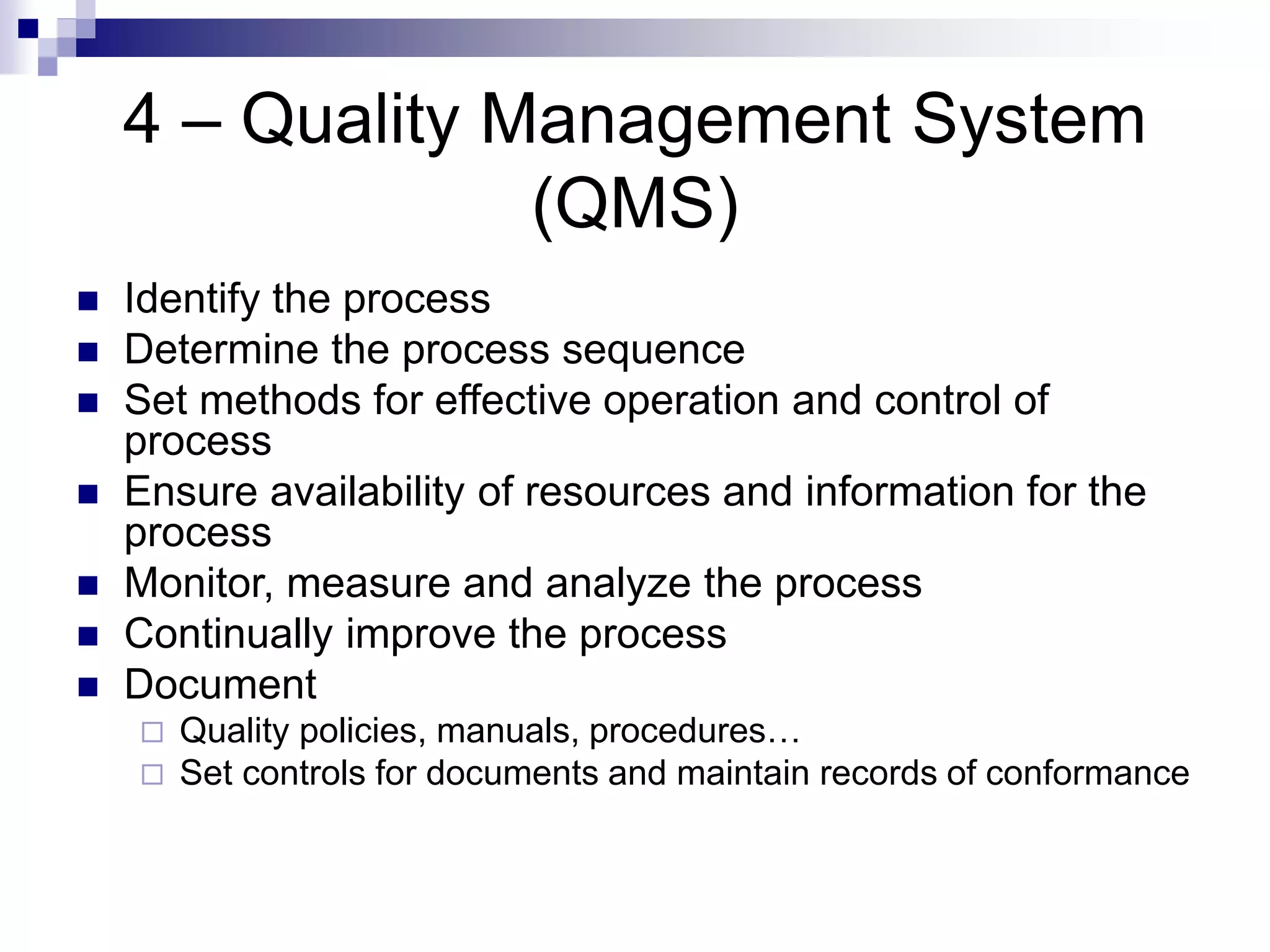 Quality management system | PPT