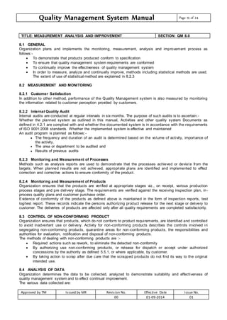 Quality management system | DOC