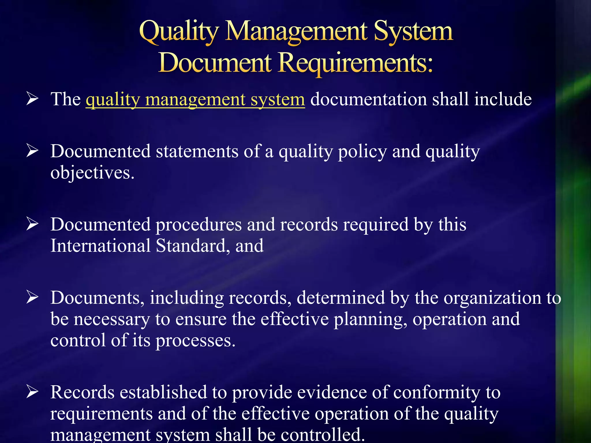 Quality Management System Certification | PPTX