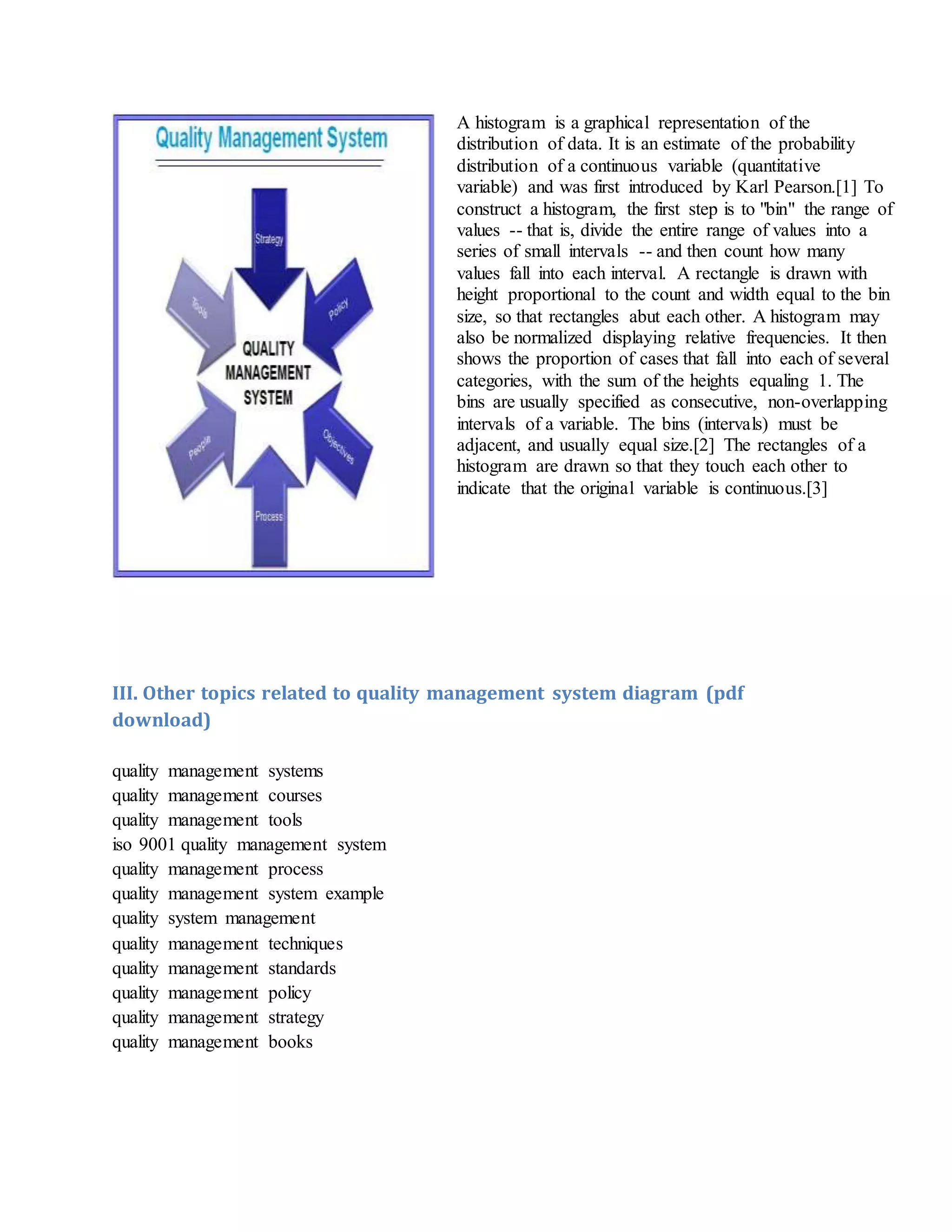 Quality management system diagram | DOCX
