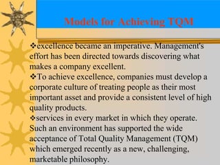 Quality management systems | PPTX