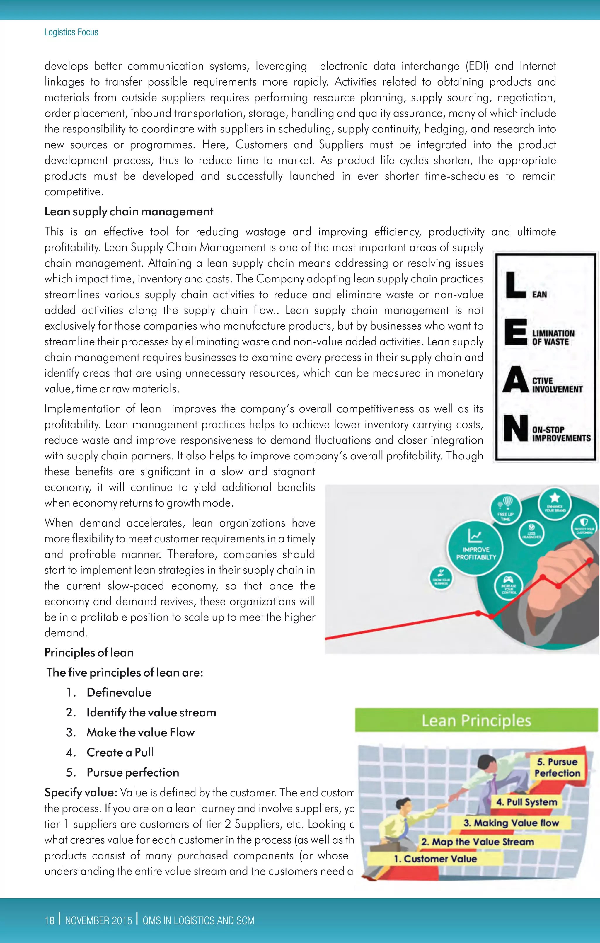 Quality Management Systems In Logistics And Supply Chain - TCI ...