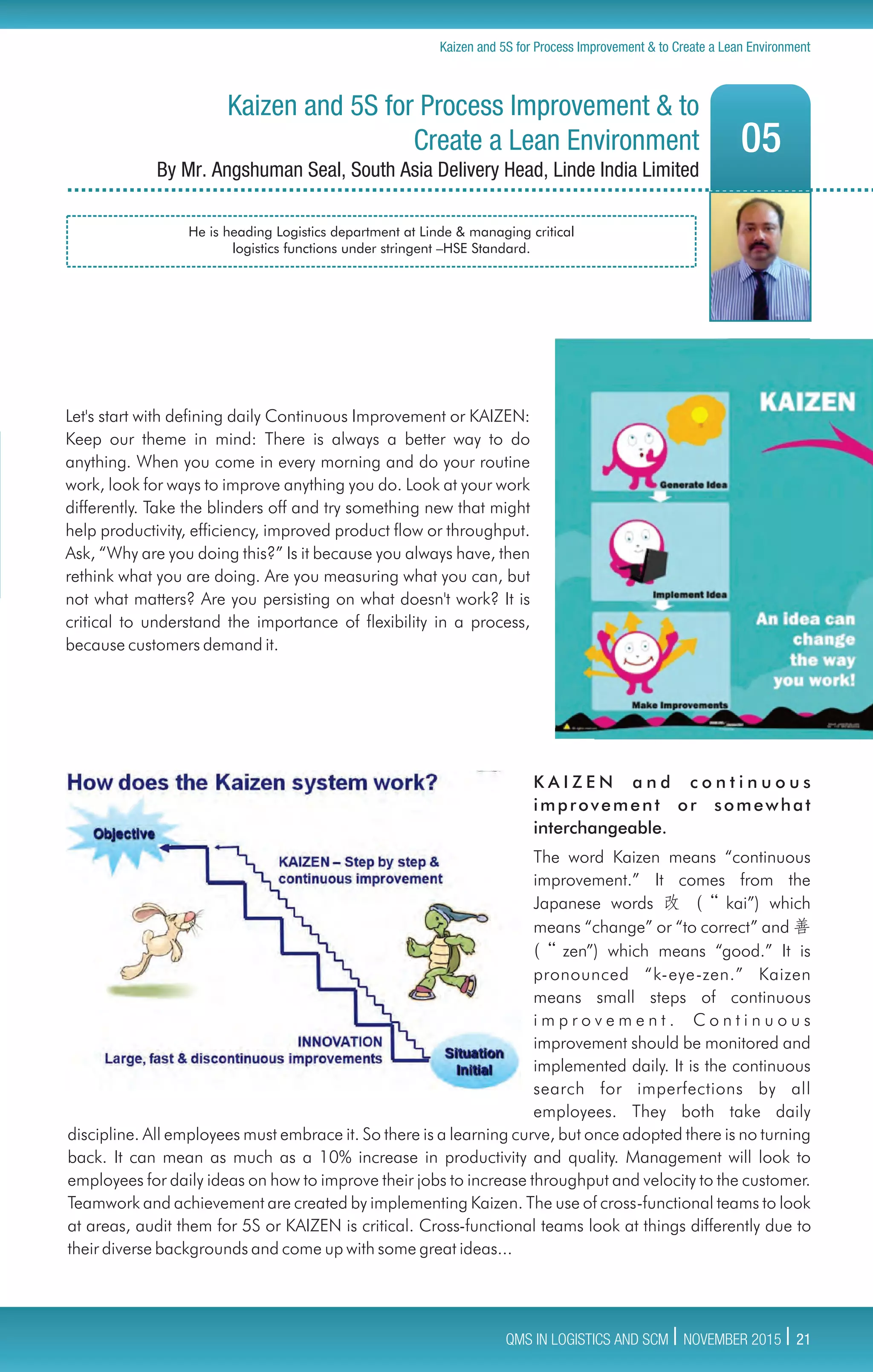 Quality Management Systems In Logistics And Supply Chain - TCI ...