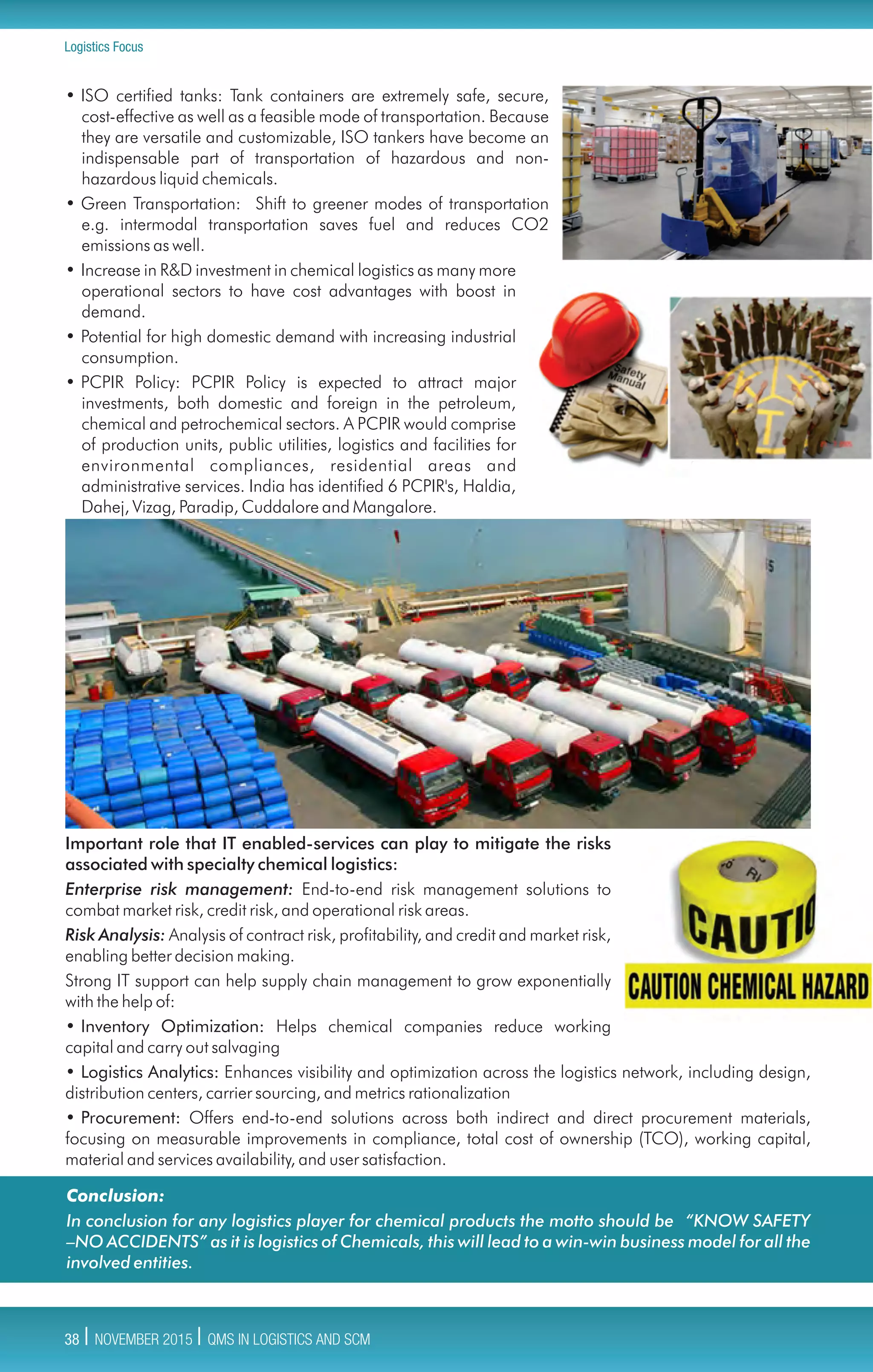 Quality Management Systems In Logistics And Supply Chain - TCI ...