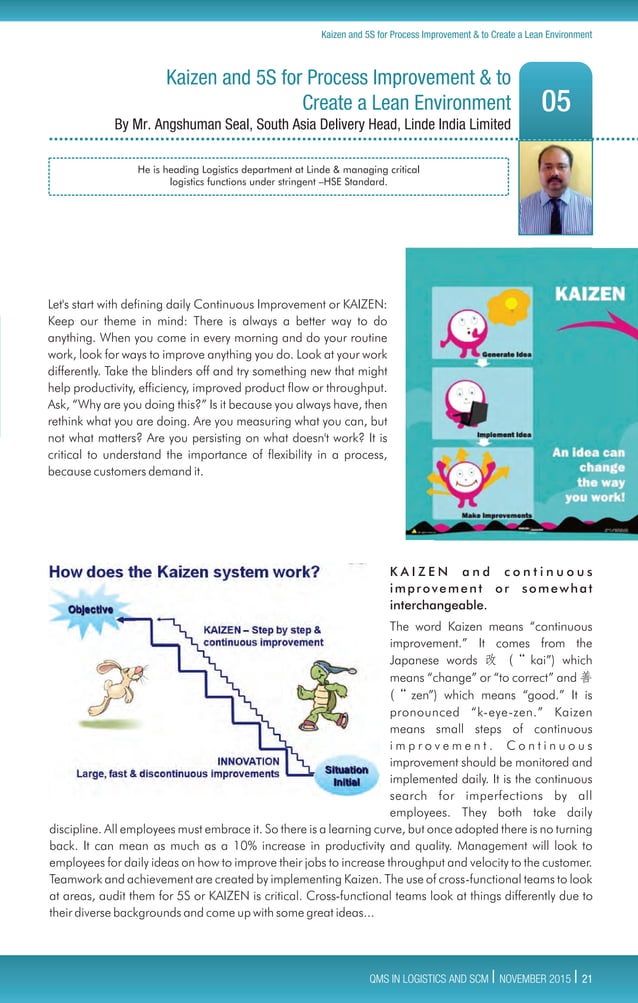 Quality Management Systems In Logistics And Supply Chain - TCI ...