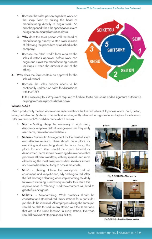 Quality Management Systems In Logistics And Supply Chain - TCI ...