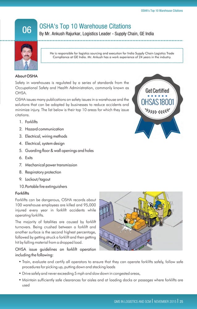 Quality Management Systems In Logistics And Supply Chain - TCI ...