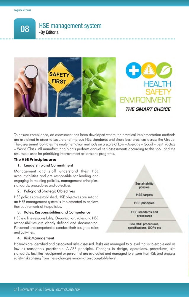 Quality Management Systems In Logistics And Supply Chain - TCI ...