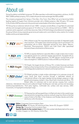 Quality Management Systems In Logistics And Supply Chain - TCI ...