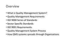Quality management systems (QMS) | PPTX