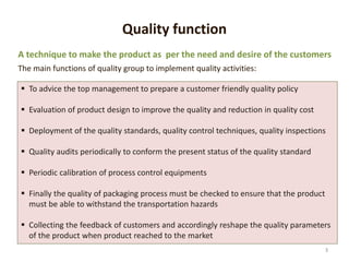 Quality management unit 2 | PDF
